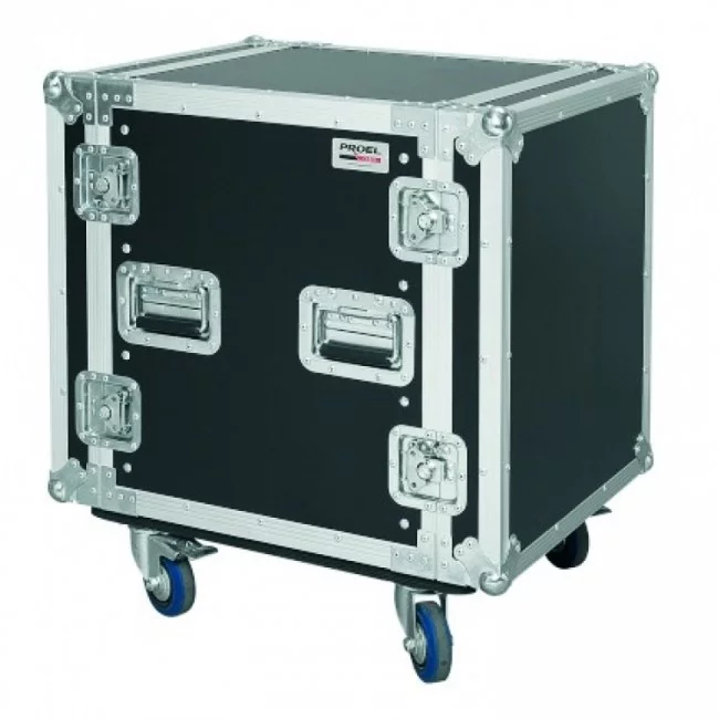 Proel 12U 19" Rack Case with Wheels - DM Music Ltd