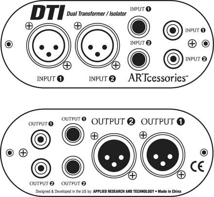 ART DTI dual transformer/isolator - DM Music Ltd